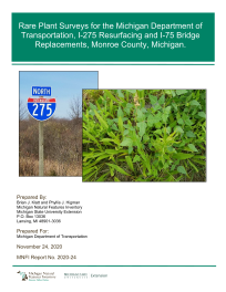 Reports - Michigan Natural Features Inventory