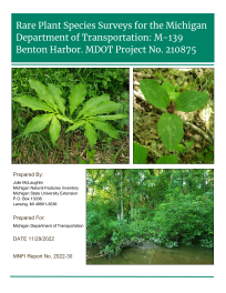 Reports - Michigan Natural Features Inventory