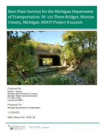 Reports - Michigan Natural Features Inventory