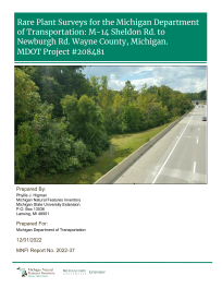 Reports - Michigan Natural Features Inventory